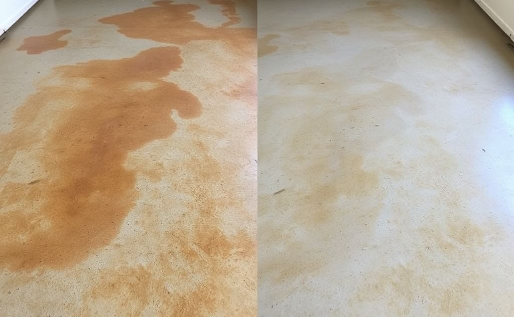 How To Remove Rust Stains From Concrete Floors Fast